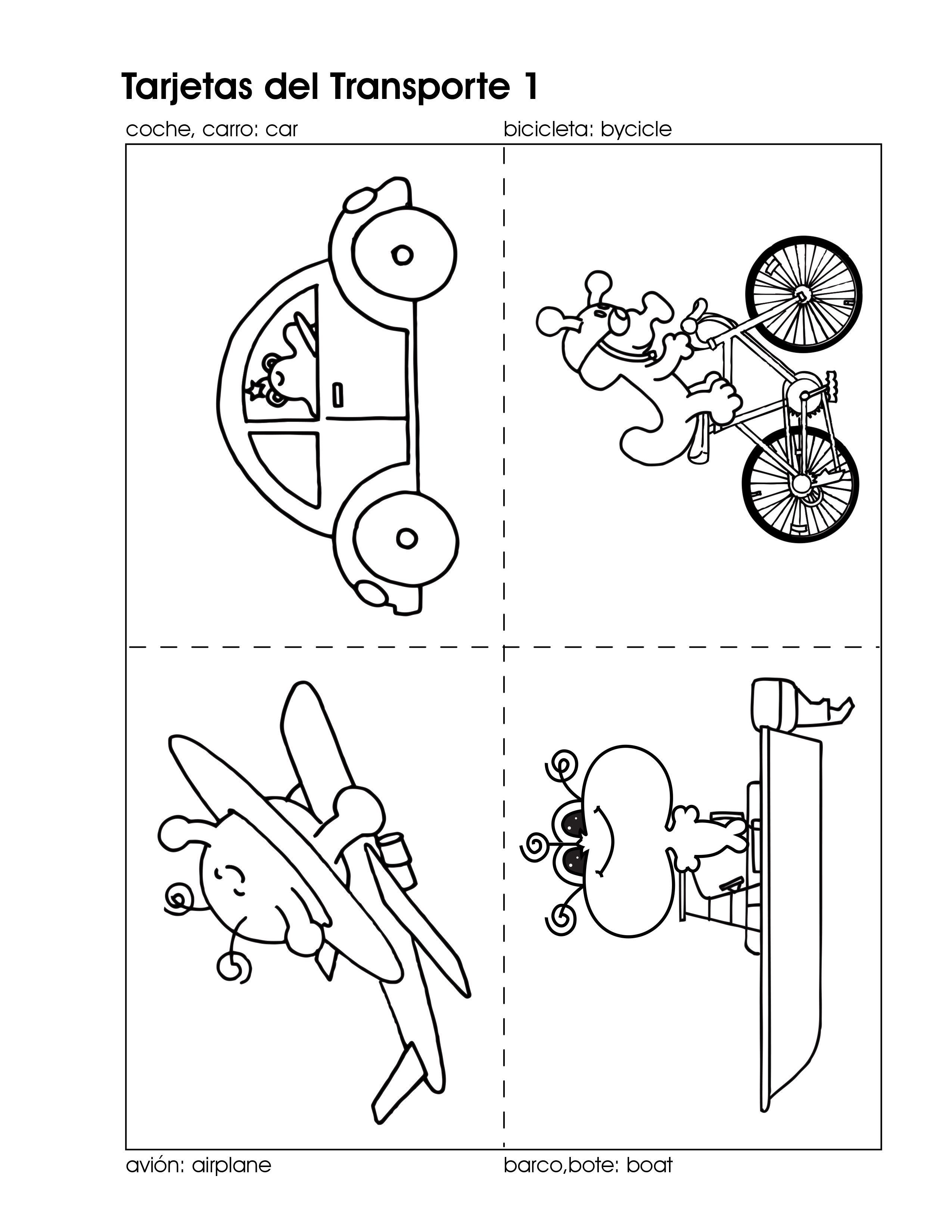 El Transporte / Transportation – Spanish Learning Resources