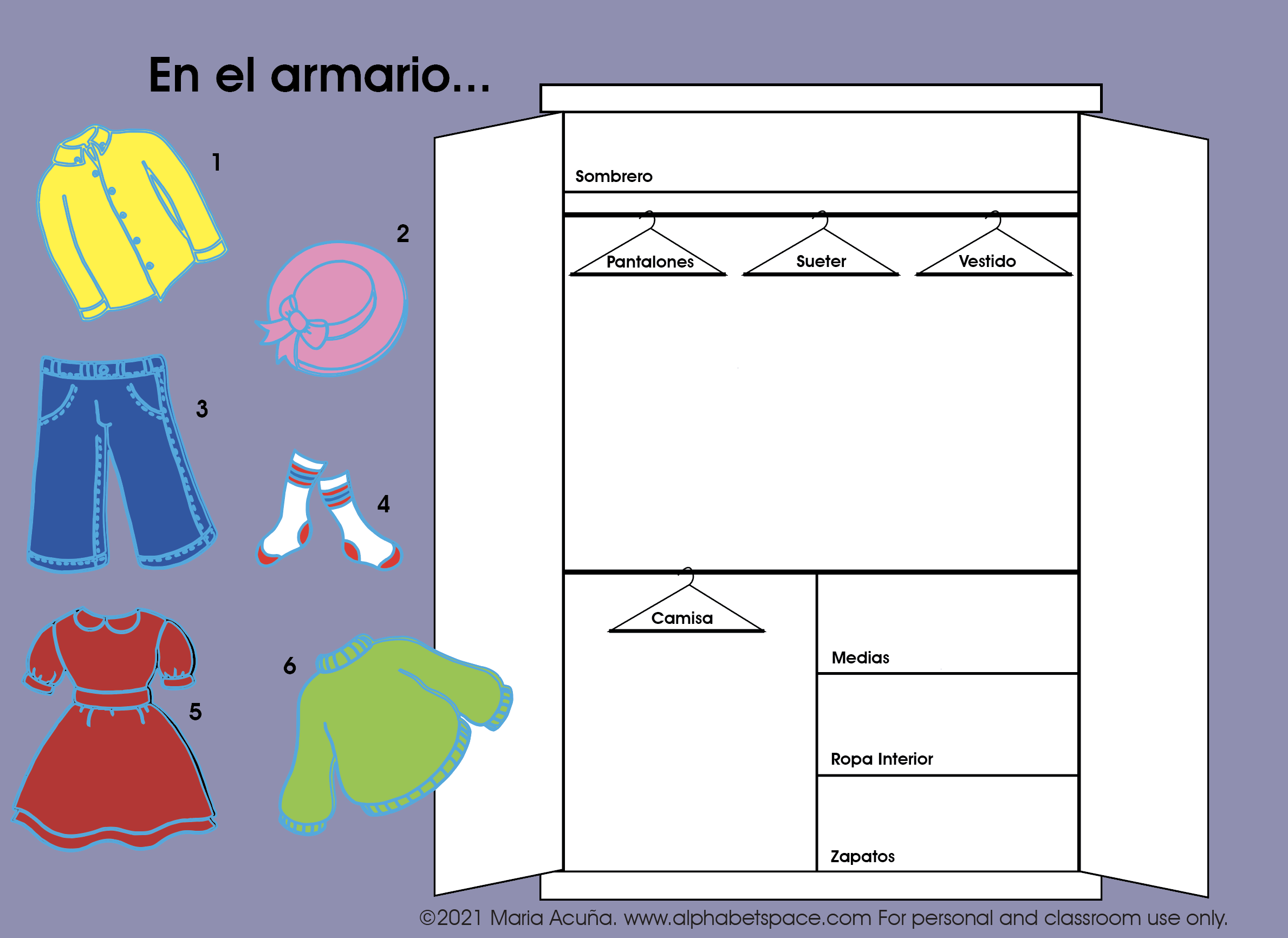 Spanish Vocabulary and Grammar Graphics to teach with a projector or ...