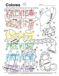 Los Colores / The Colors – Alphabet Space