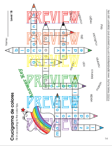 Los Colores / The Colors – Spanish Learning Resources