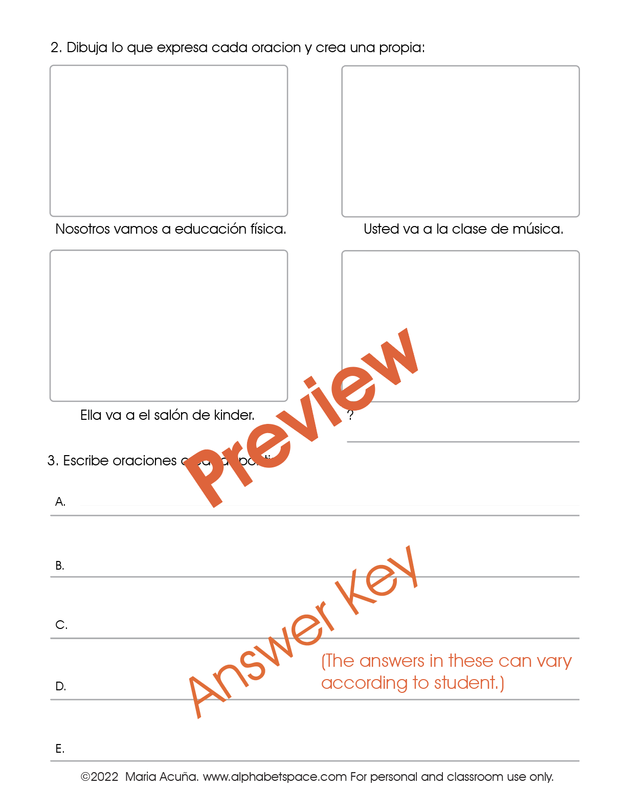 El Verbo “ir” / Verb “to go” – Spanish Learning Resources