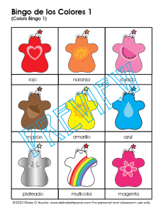 Los Colores / The Colors – Spanish Learning Resources