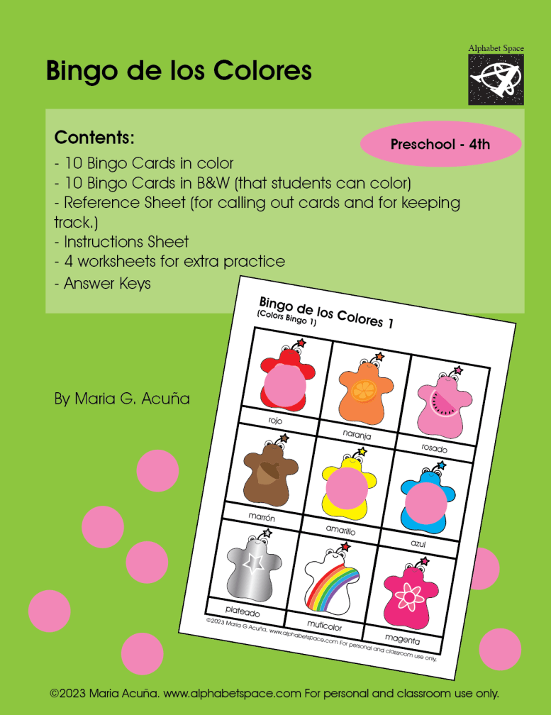 The Colors in Spanish – Spanish Learning Resources