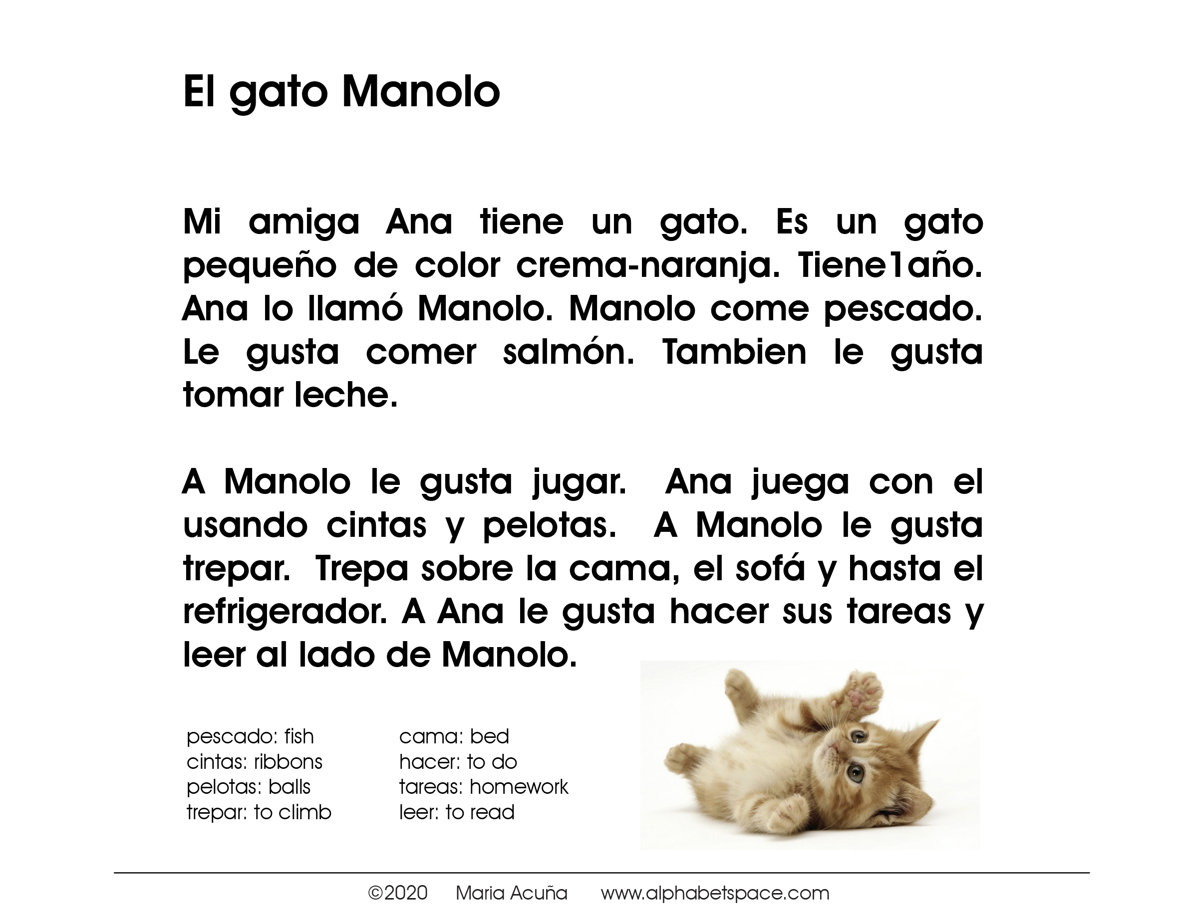 Beginner-Intermediate Spanish Readers – Spanish & English (ESL) for ...