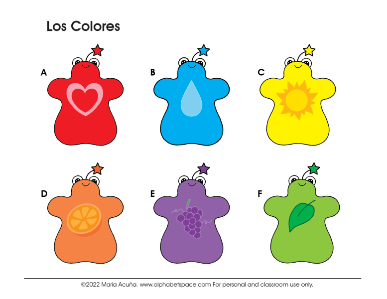 Spanish Vocabulary and Grammar Graphics to teach with a projector or ...