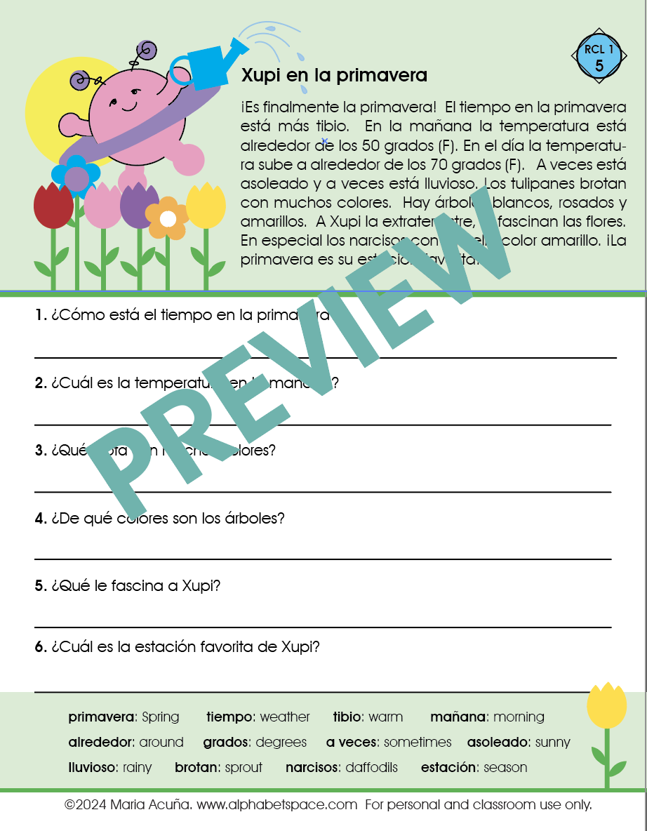 Beginner-Intermediate Spanish Readers – Spanish & English (ESL) for ...