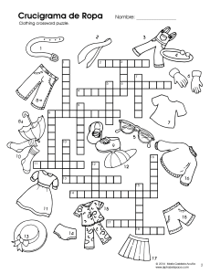 La Ropa / Clothing – Spanish Learning Resources