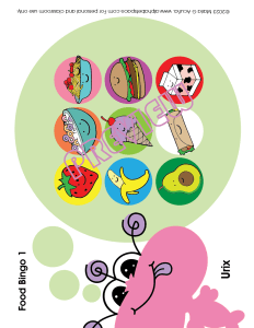 Los Alimentos / Food – Alphabet Space