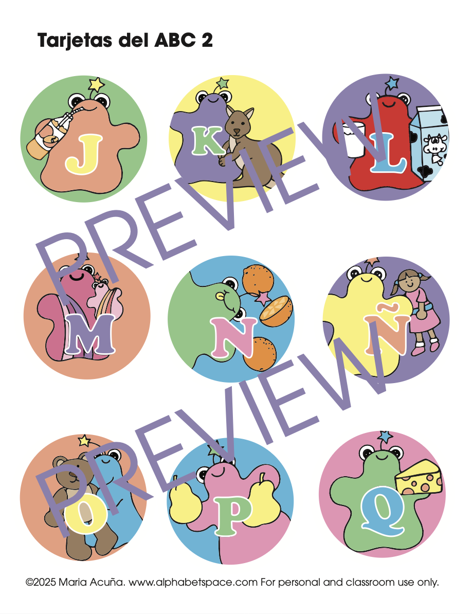 El ABC / The ABC’s – Alphabet Space